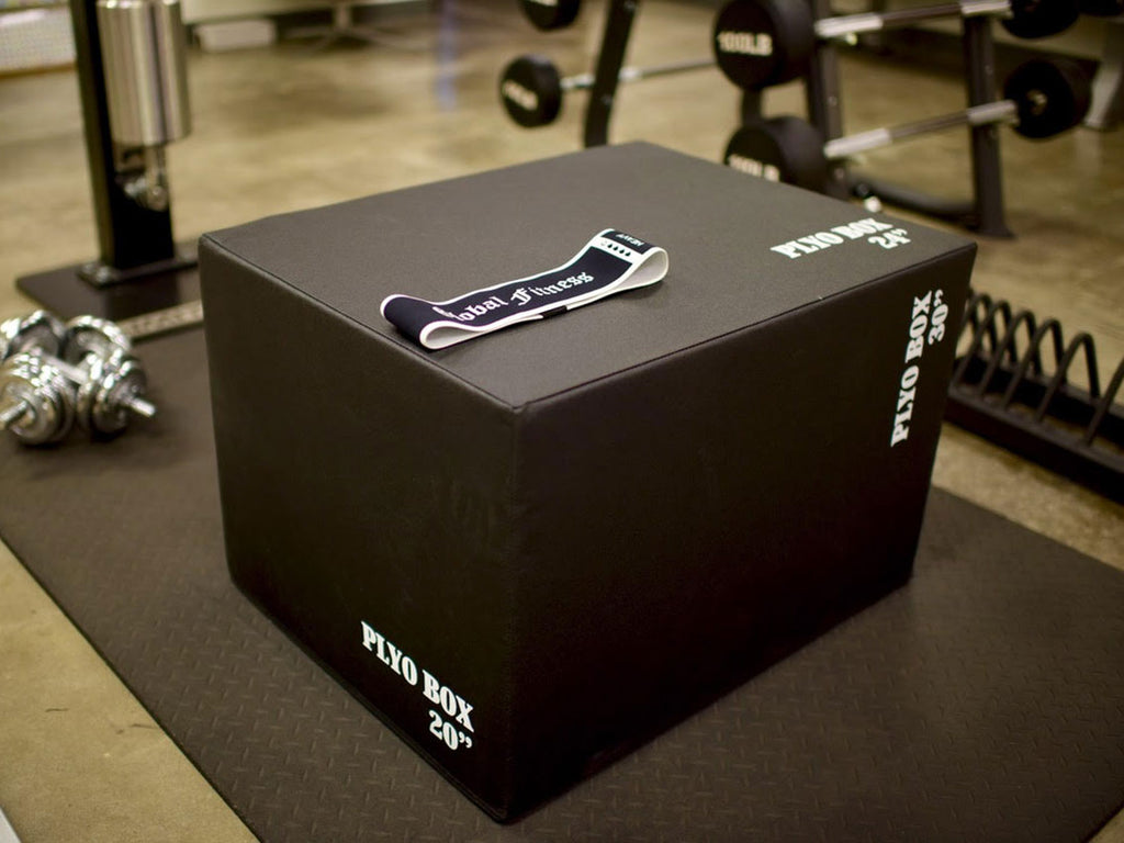 Global Fitness 3 in 1 Foam Plyometric Box | Adjustable Plyometric Box