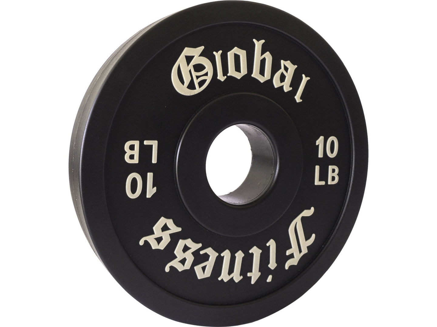 Global Fitness Pro-Style Urethane Olympic 10LB Plate