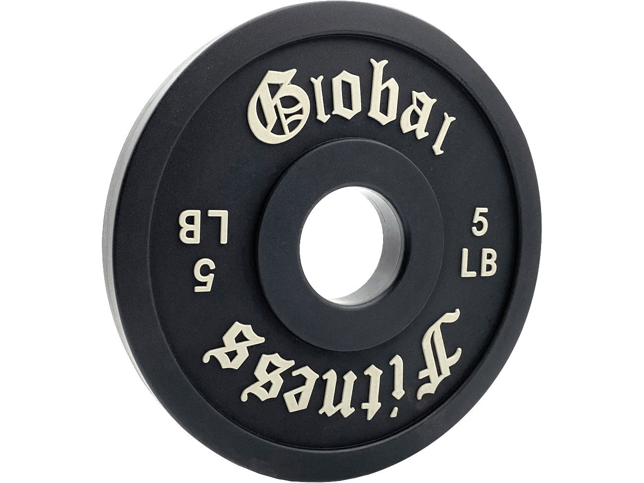 Global Fitness Pro-Style Urethane Olympic 5LB Plate