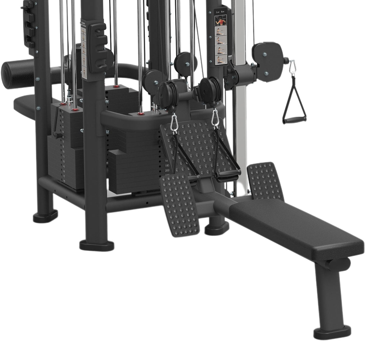 Sportgear MJ8 Multi Jungle with Dual Pulley Pulldown and Row | Factory ...