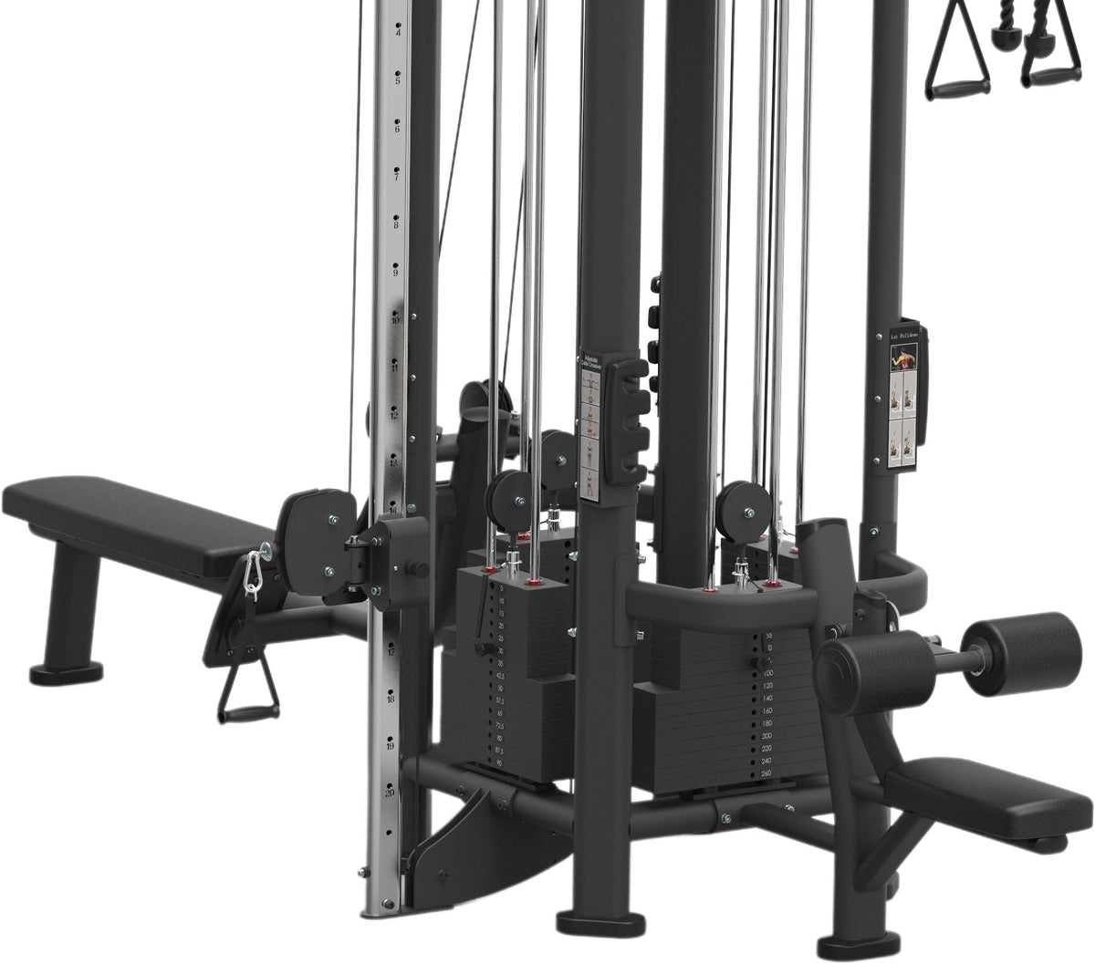Sportgear MJ8 Multi Jungle with Dual Pulley Pulldown and Row | Factory ...